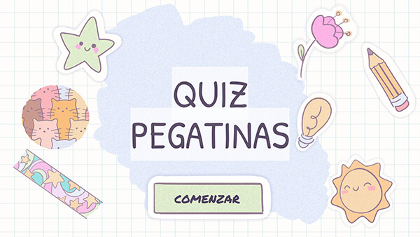 Quiz pegatinas | Plantillas de Genially